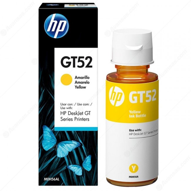HP GT52 Yellow Original Ink Bottle - Blueshield Computers Online